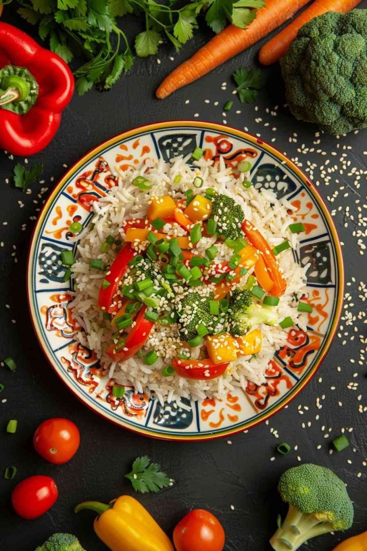 30-Minute Vegetable Stir-Fry with Rice