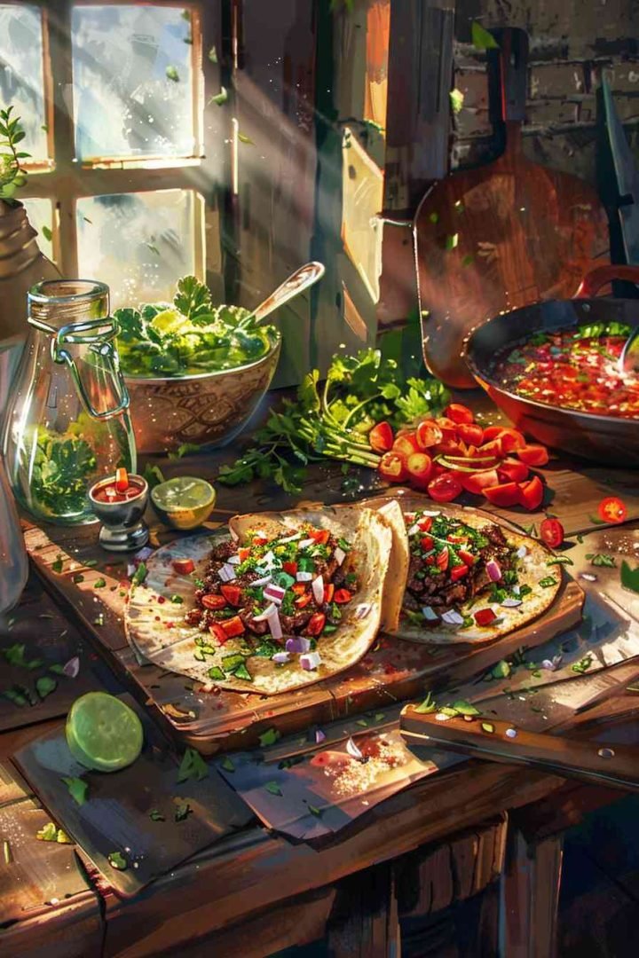 Quick Beef Tacos with Fresh Salsa