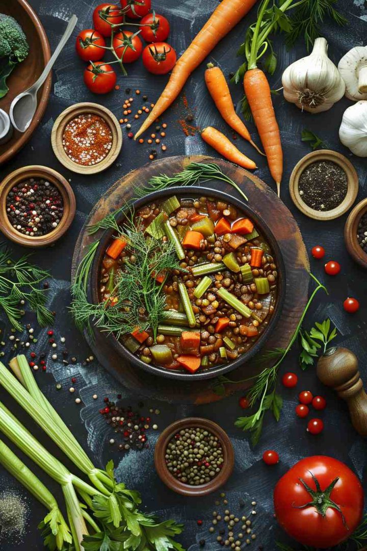 Lentil and Vegetable Stew with Fresh Herbs