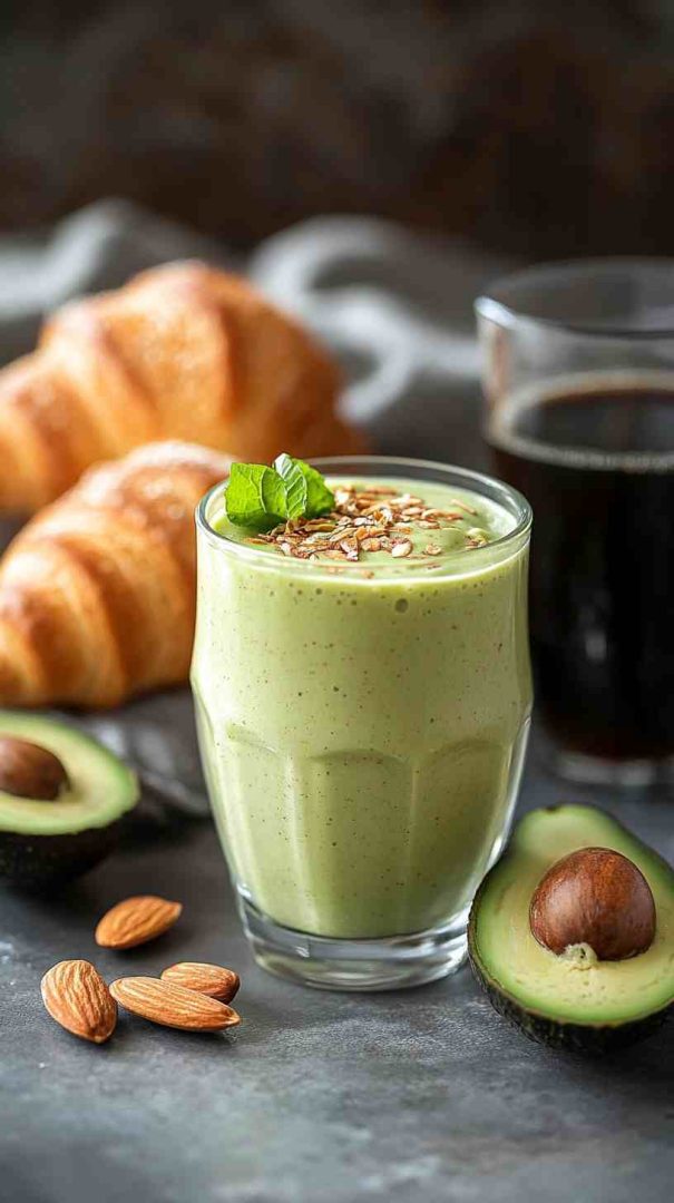 Avocado Almond Milk Smoothie