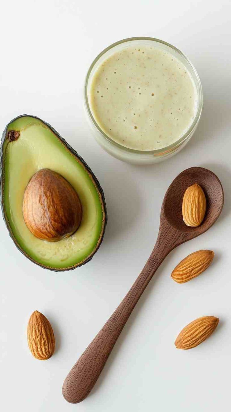 Avocado Almond Milk Smoothie