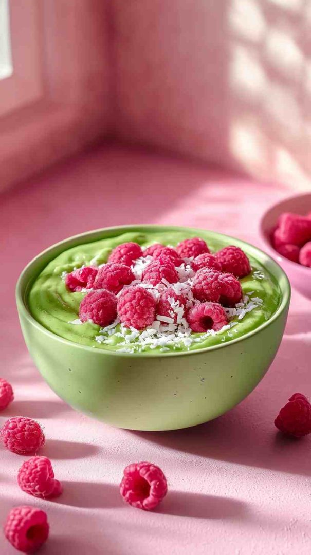 Avocado Raspberry Smoothie
