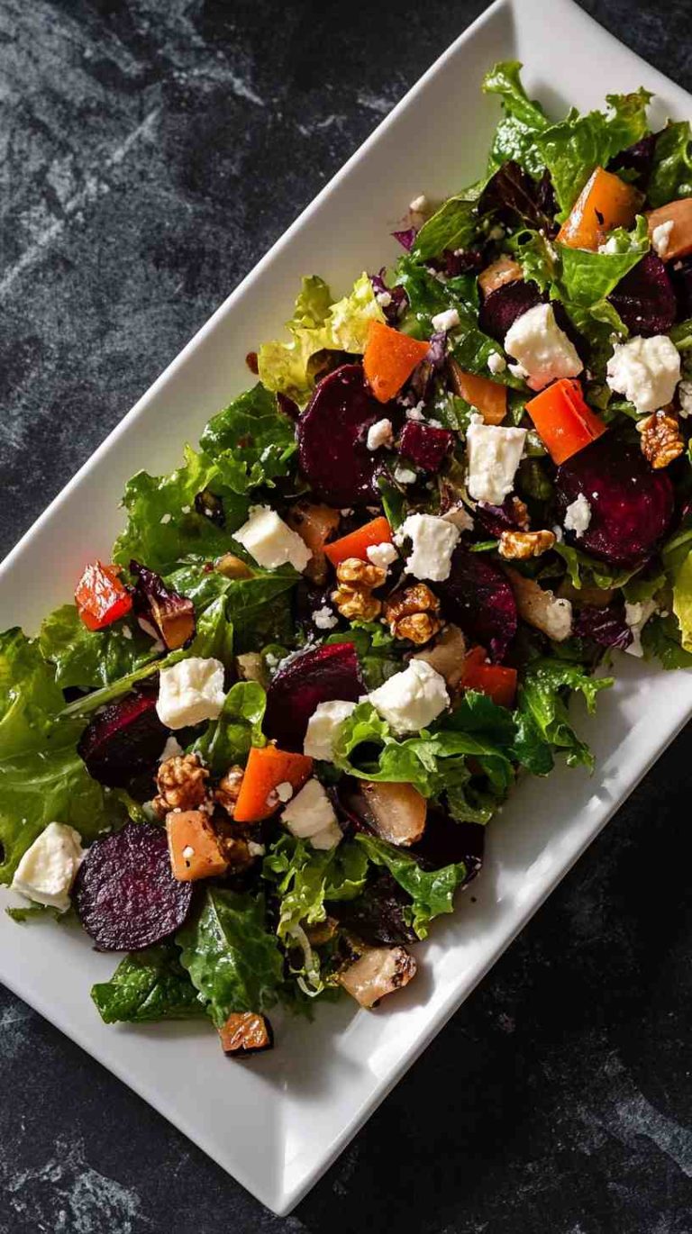 Classic Columbia House Beet and Goat Cheese Salad