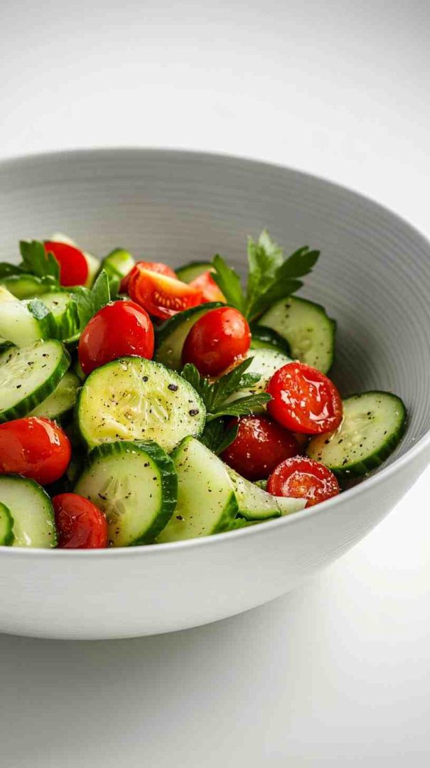 Columbia House Chilled Avocado and Cucumber Salad