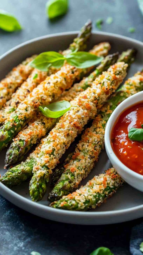Crispy Baked Asparagus Fries