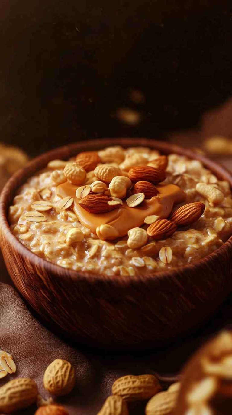 Muscle-Building Peanut Butter Oatmeal