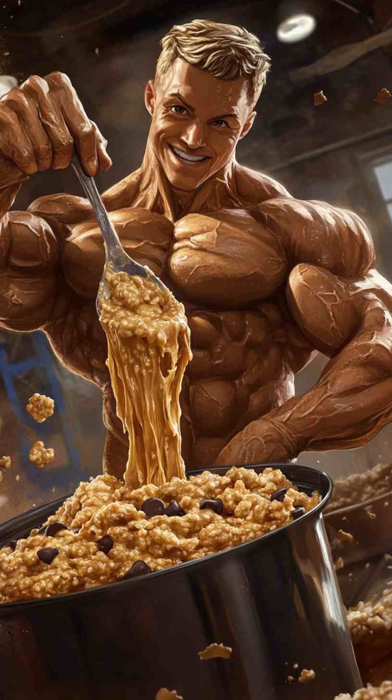 Muscle-Building Peanut Butter Oatmeal