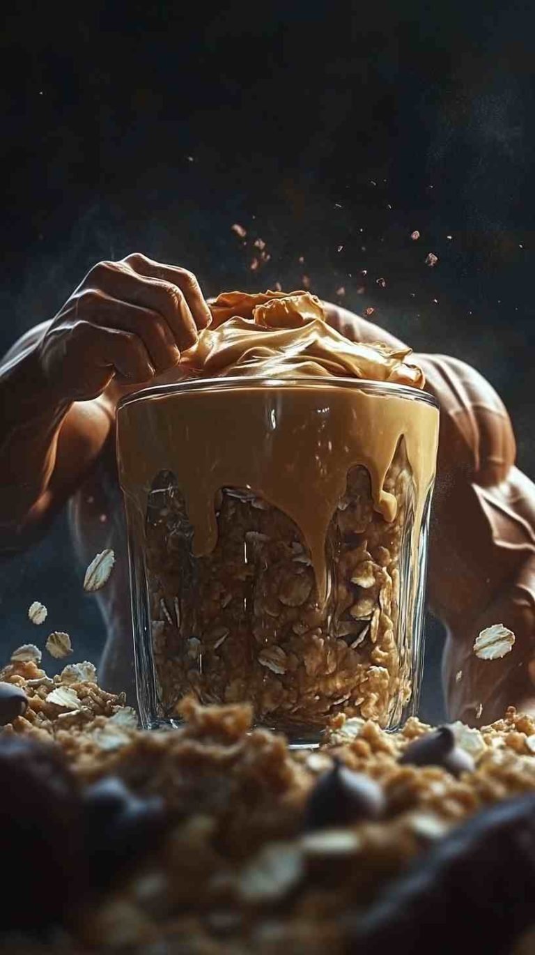 Muscle-Building Peanut Butter Oatmeal