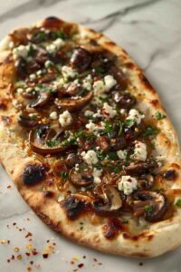 Herbed Big Mushroom Flatbread