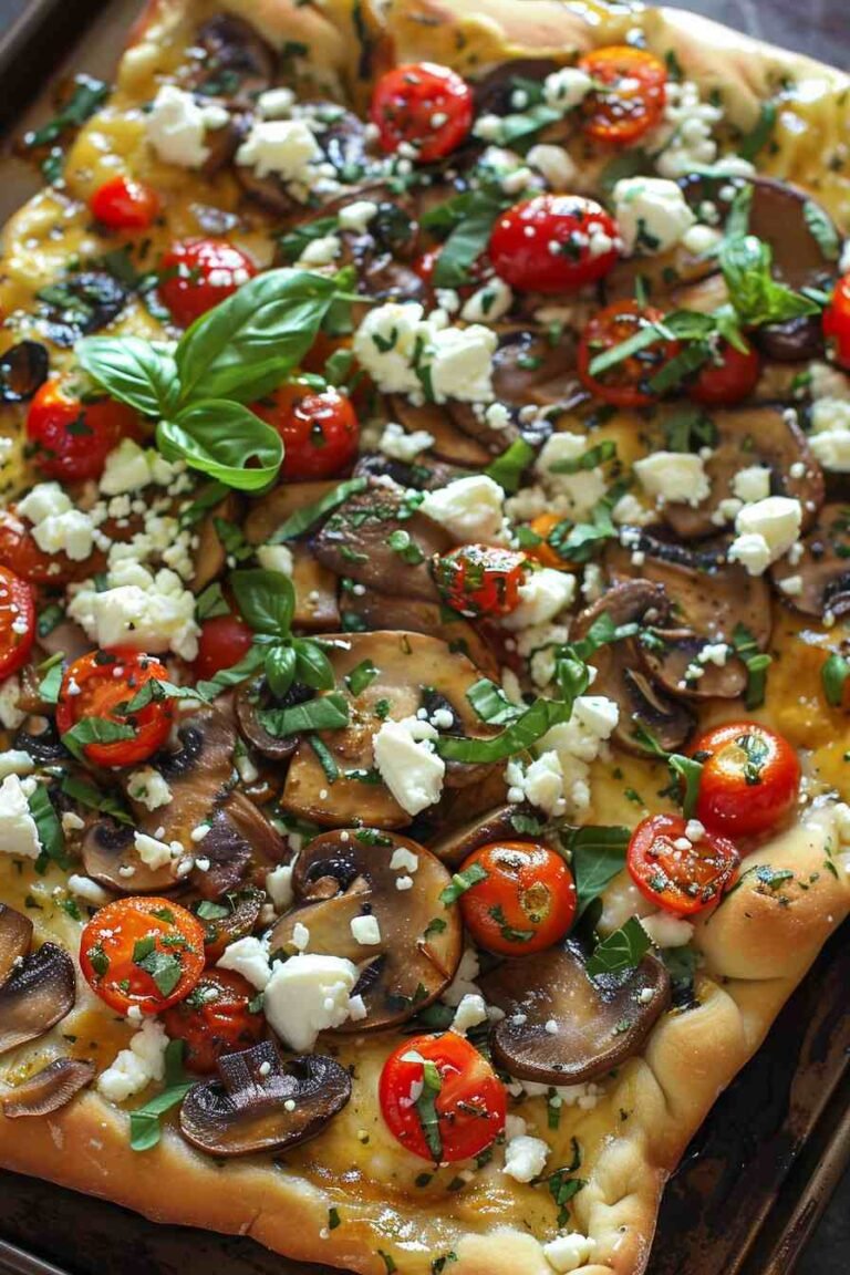 Mushroom Breakfast Flatbread
