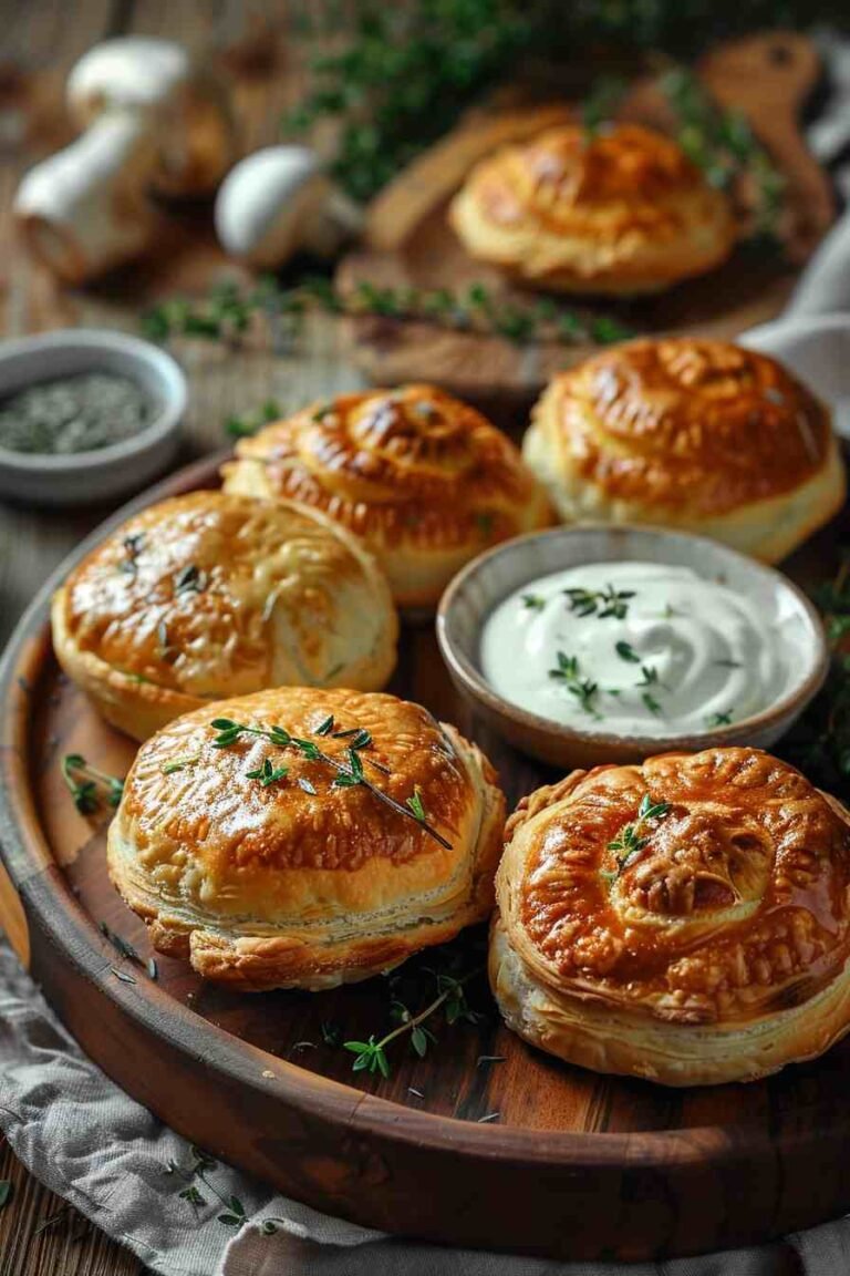 Mushroom and Leek Tartlets