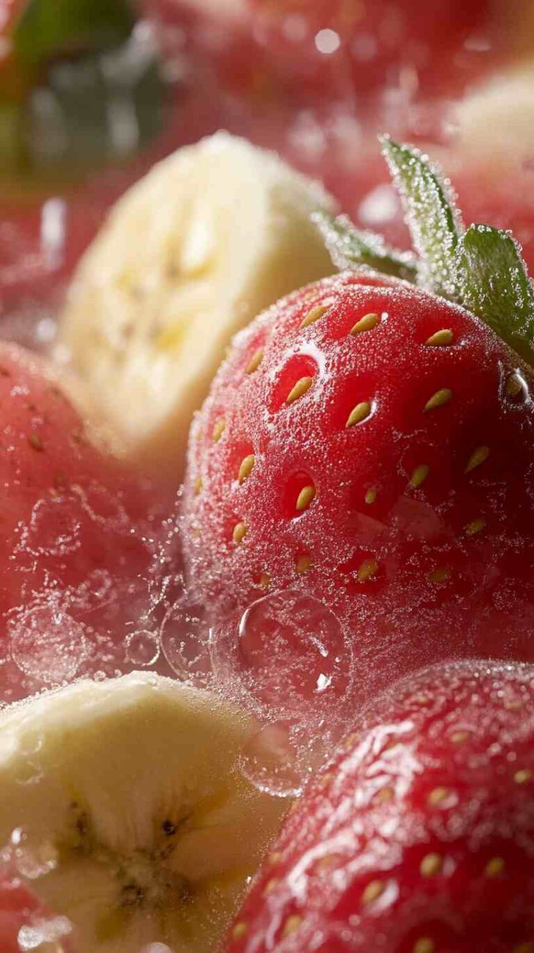 Chilled Strawberry Banana Refresh Smoothie