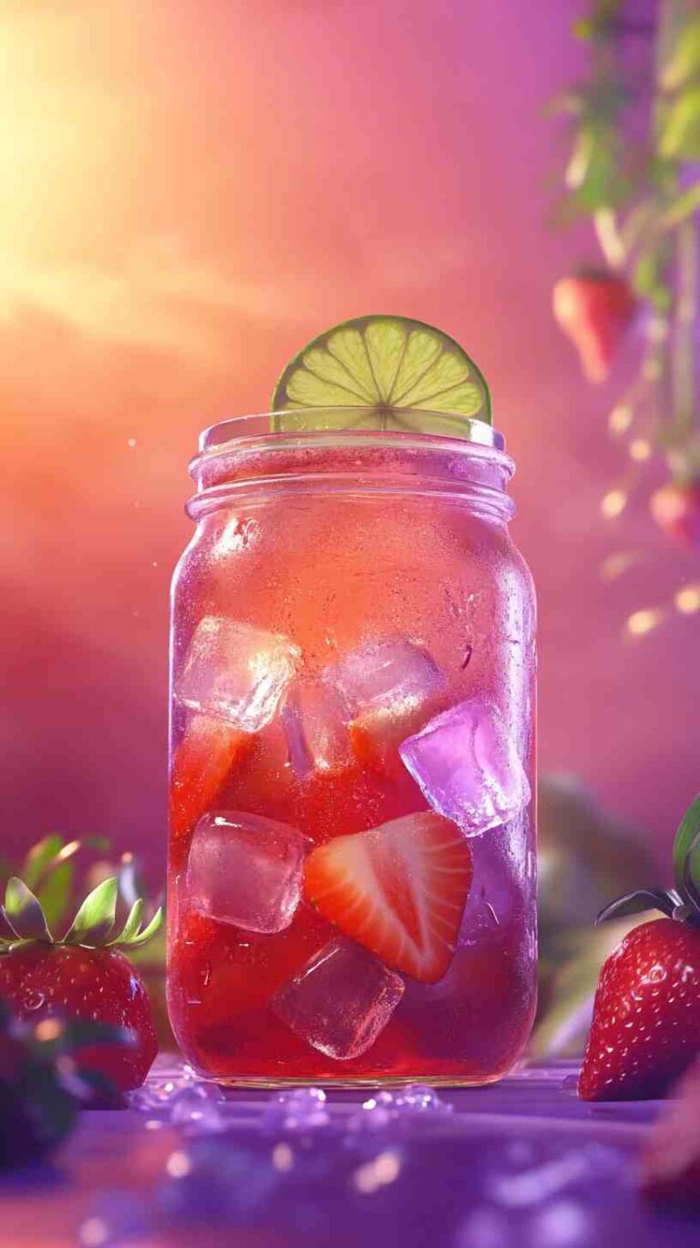 Chilled Strawberry Banana Refresh Smoothie