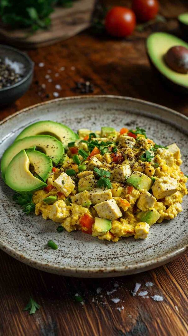 Veggie Scramble with Tofu