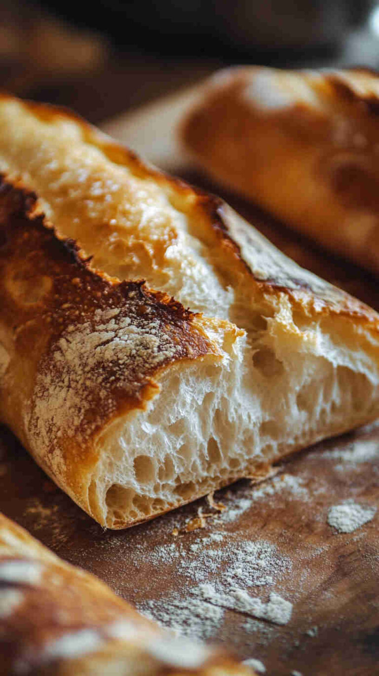 Homemade Italian Baguette (Filone) Recipe