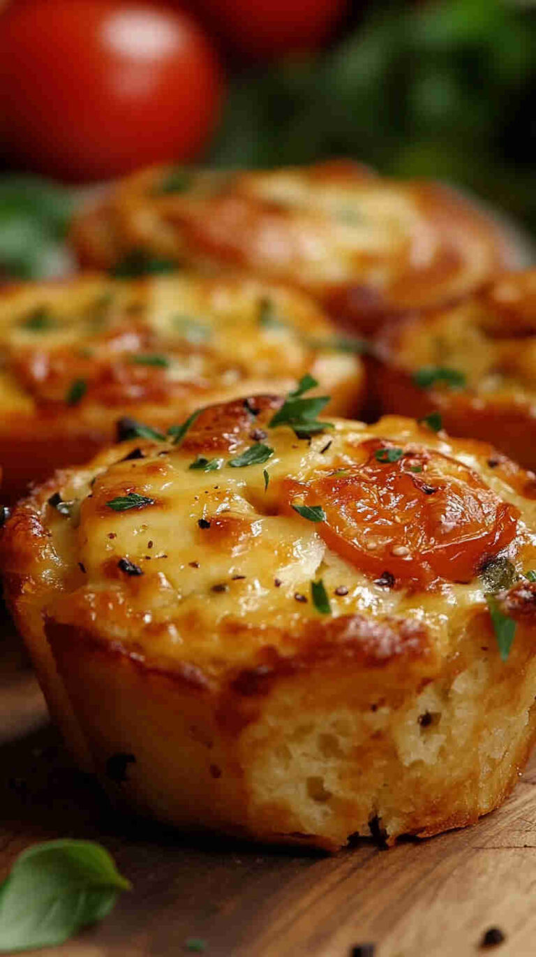 Italian Breakfast Muffins with Sun-Dried Tomatoes and Cheese Recipe
